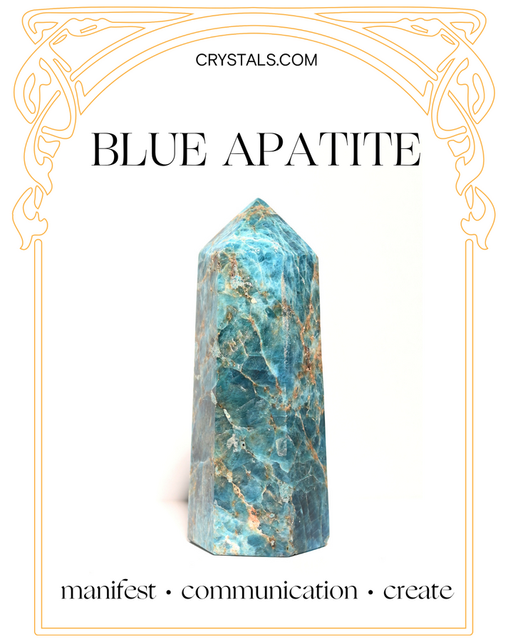 Blue Apatite Crystal meaning and uses 💎 – CRYSTALS.COM