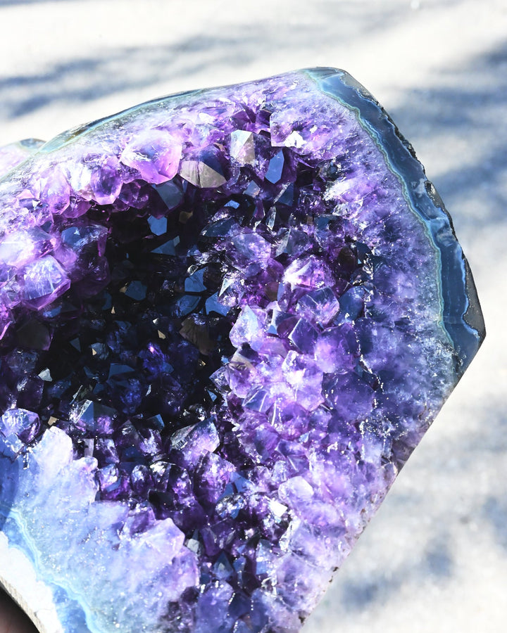 Trapiche Amethyst Crystal Meaning, Rarity & Authentic Crystals for Sale ...