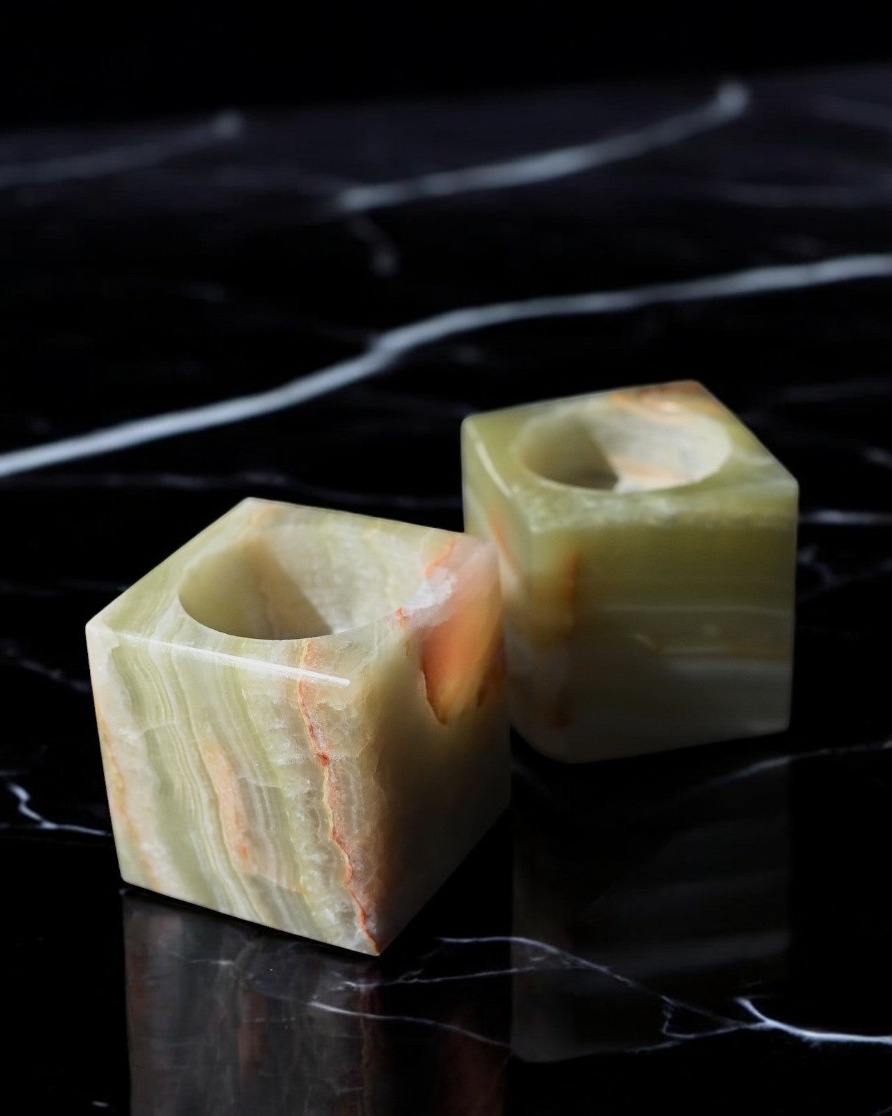 Green Onyx Coaster Set - The Worlds Finest Crystals - Home Decor ...