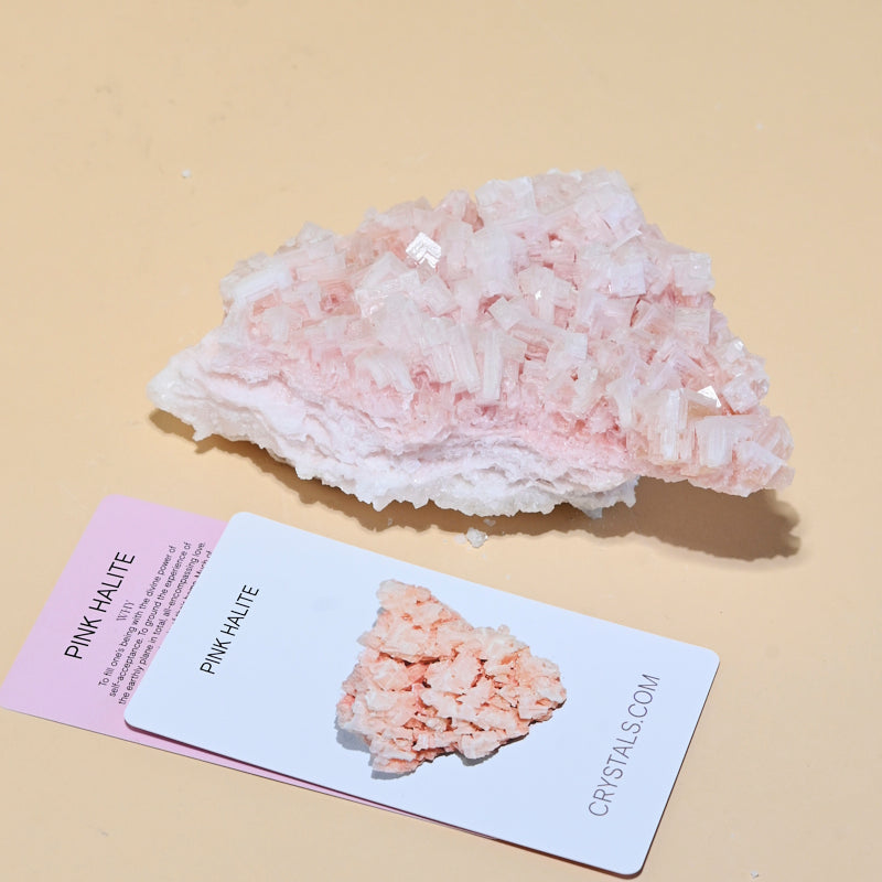 Pink Halite Crystal – CRYSTALS.COM