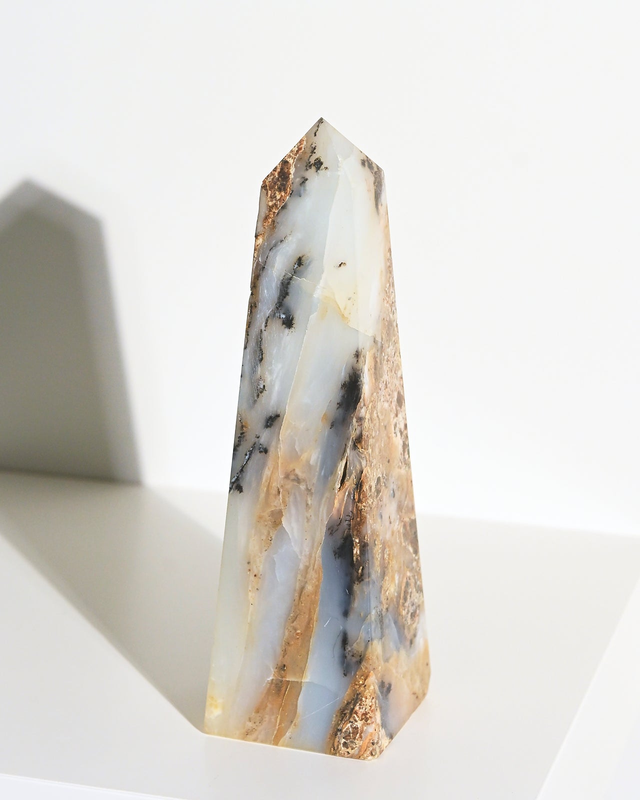 Peruvian Blue Opal Tower 6.5in 368g – CRYSTALS.COM