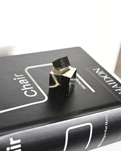 Pyrite interlocking crystal CRYSTALS.COM