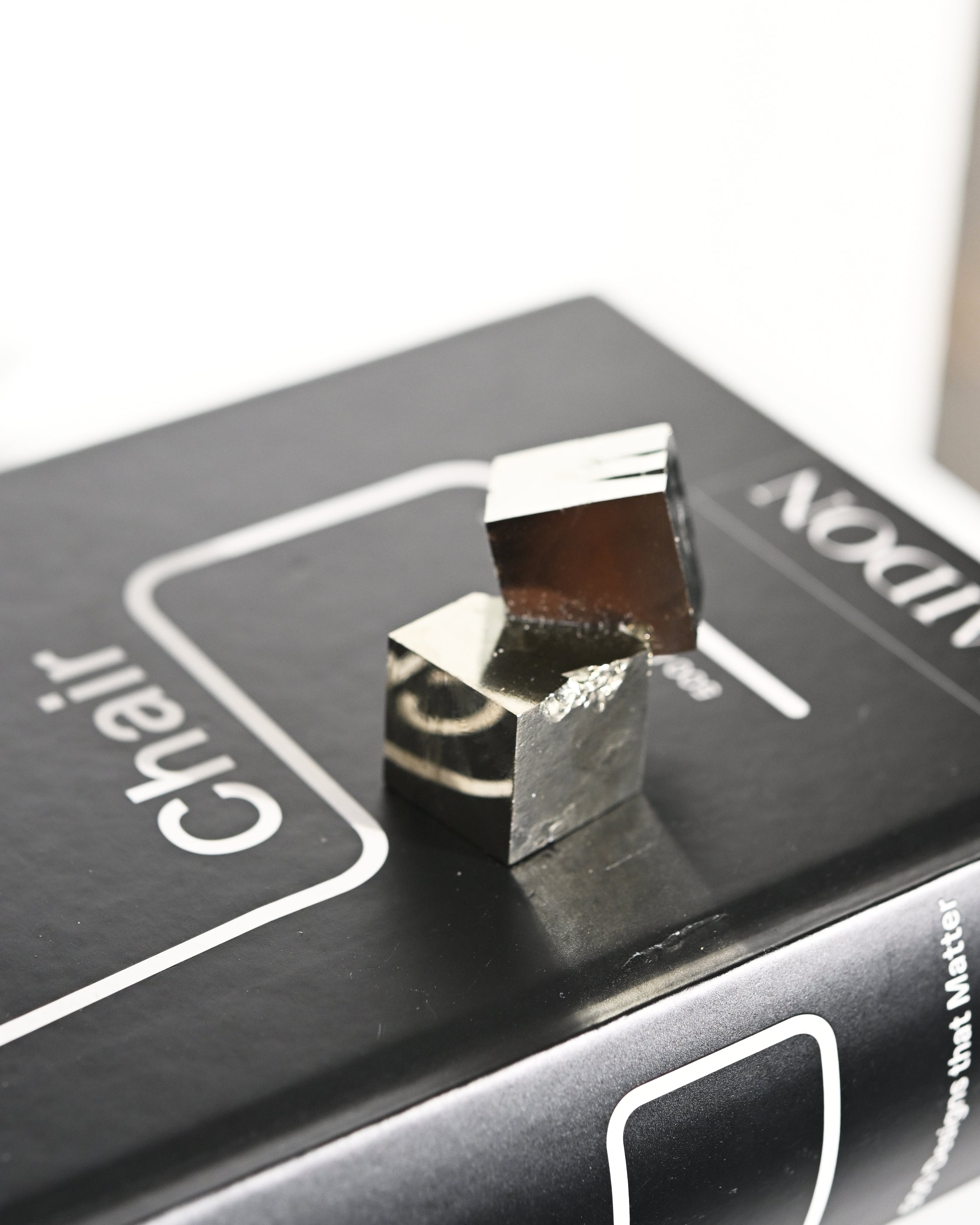 Pyrite interlocking crystal CRYSTALS.COM