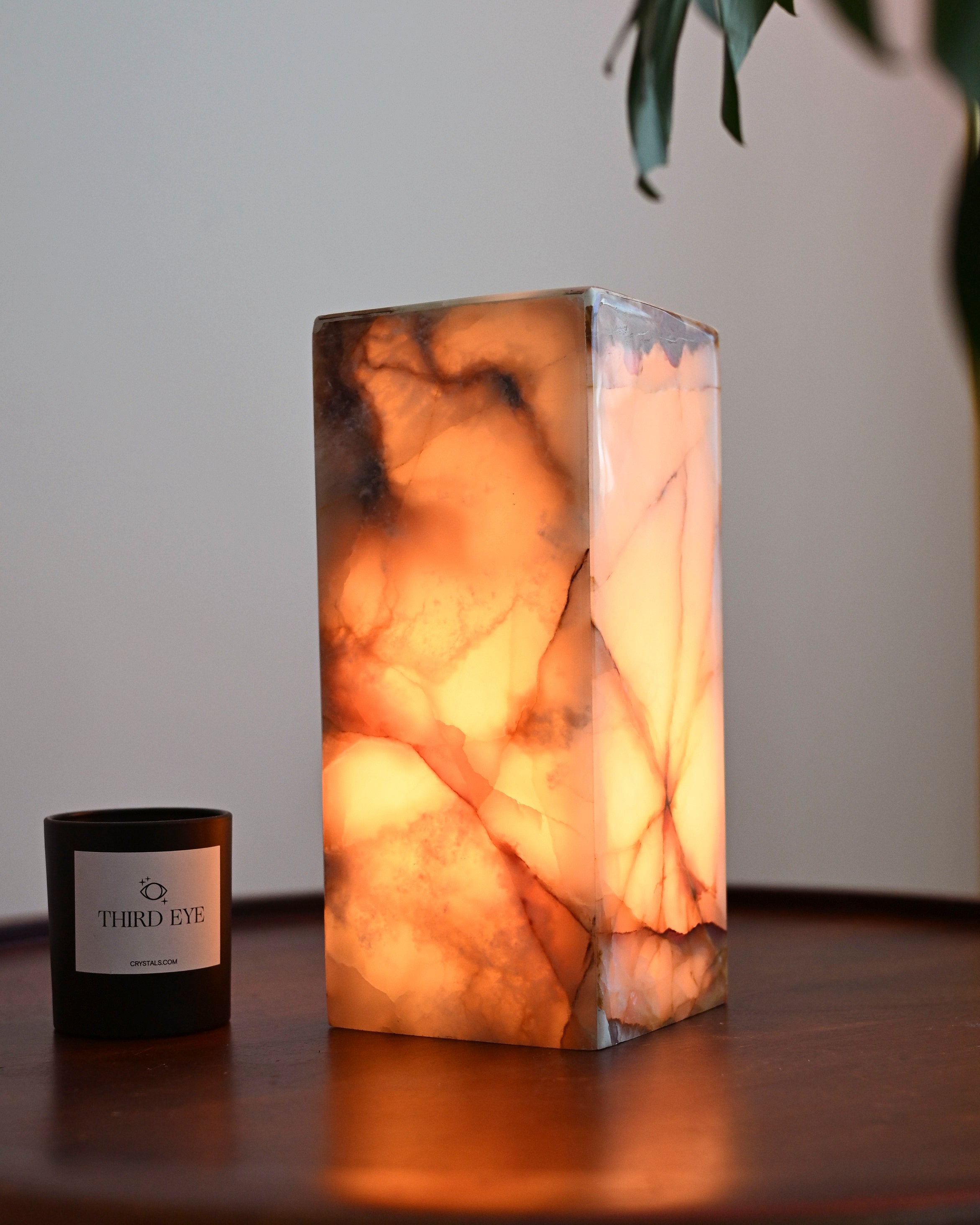 Onyx Lamp 12” – Natural Stone Crystal Lamp for Home Decor & Healing ...