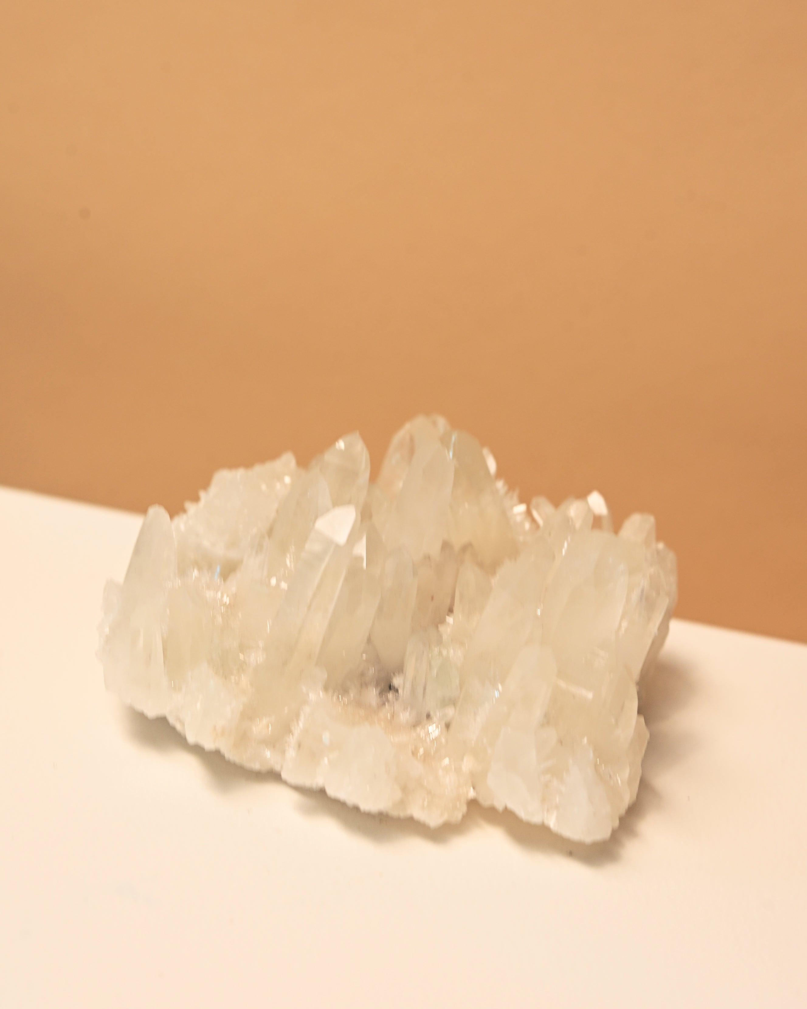 Peruvian Quartz Cluster – Natural Crystal Points – CRYSTALS.COM