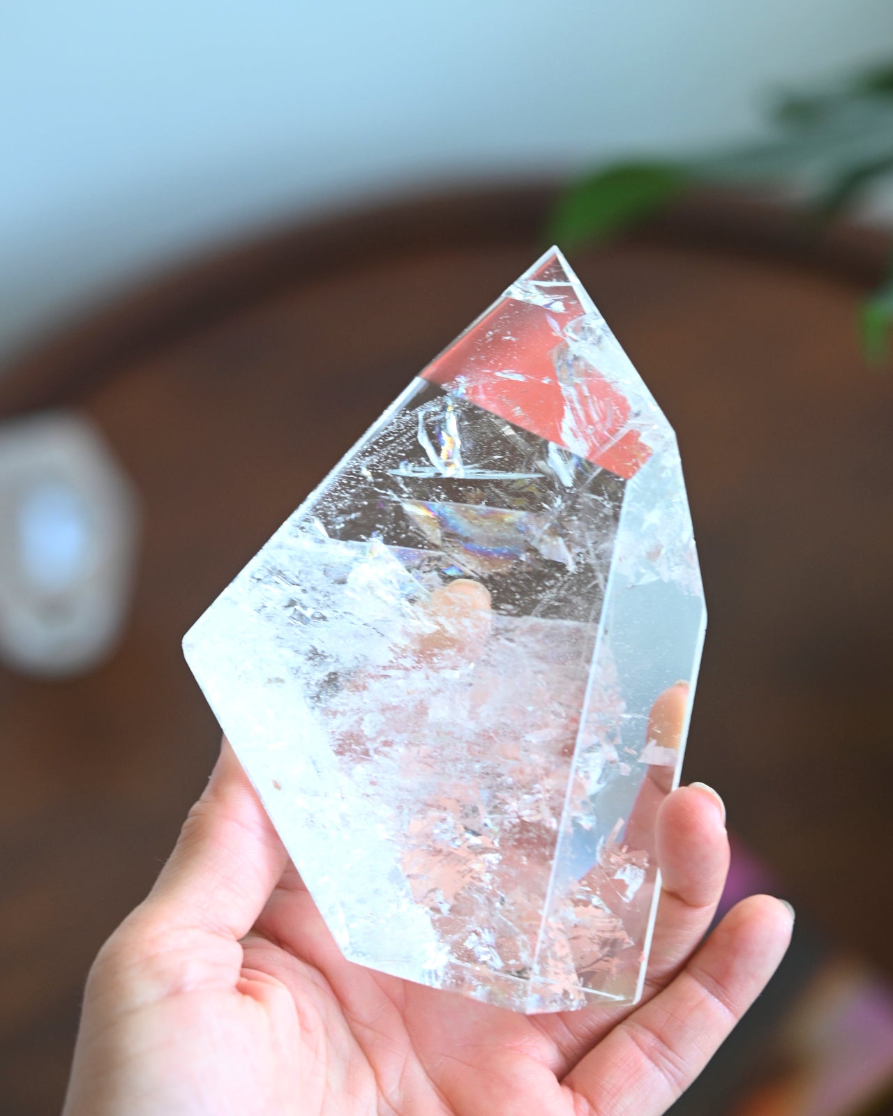 Rare Clear quartz crystal freeform AA grade. CRYSTALS.COM