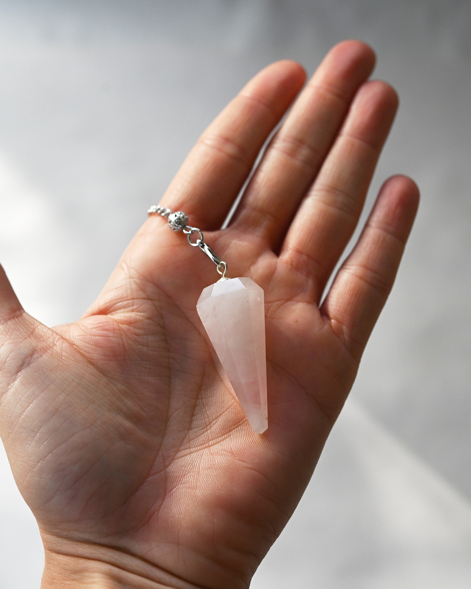Rose Quartz Pendulum – Love, Healing & Emotional Clarity Tool ...