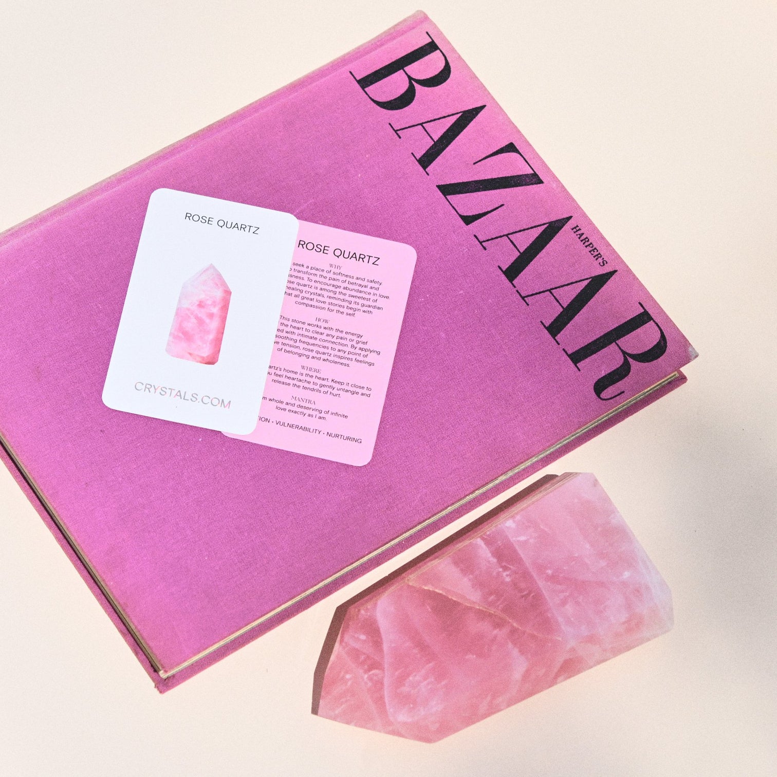 Rose Quartz Crystal — Shop Crystals & Minerals | CRYSTALS.COM
